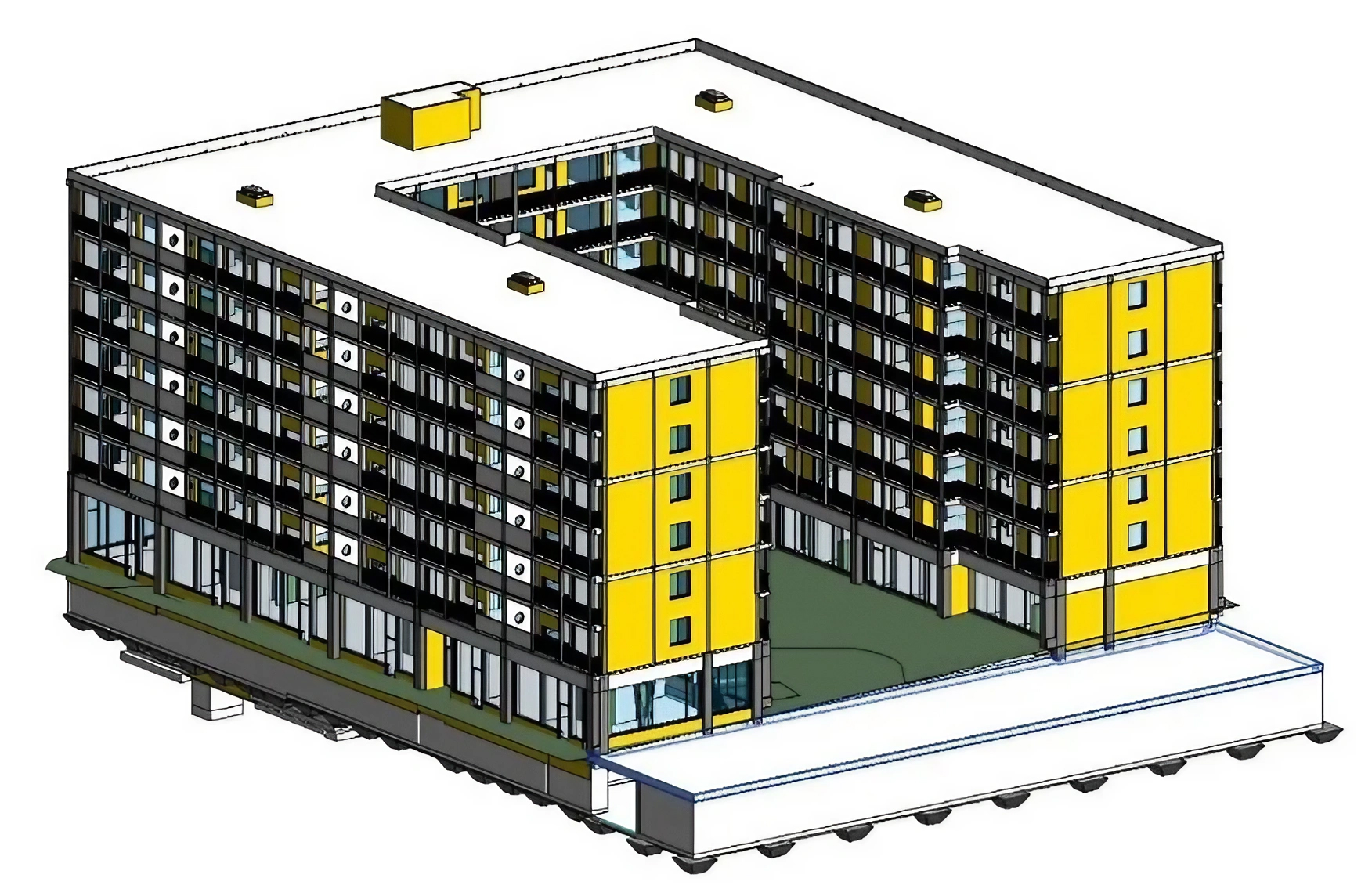 Architectural BIM Services for a Mixed-Use Building Project for a ...